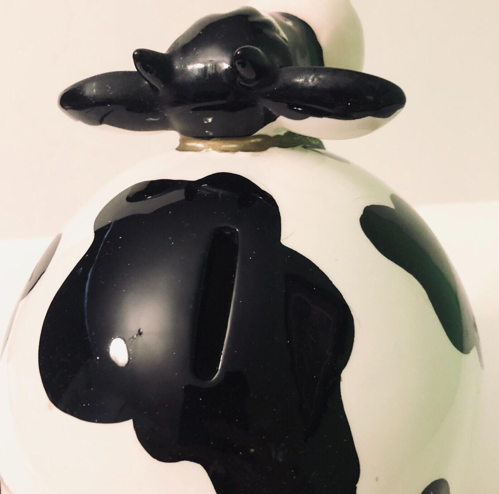 Vintage Ceramic Cow Piggy Bank Coin Bank 8 Inch Long Farm Animal - Etsy