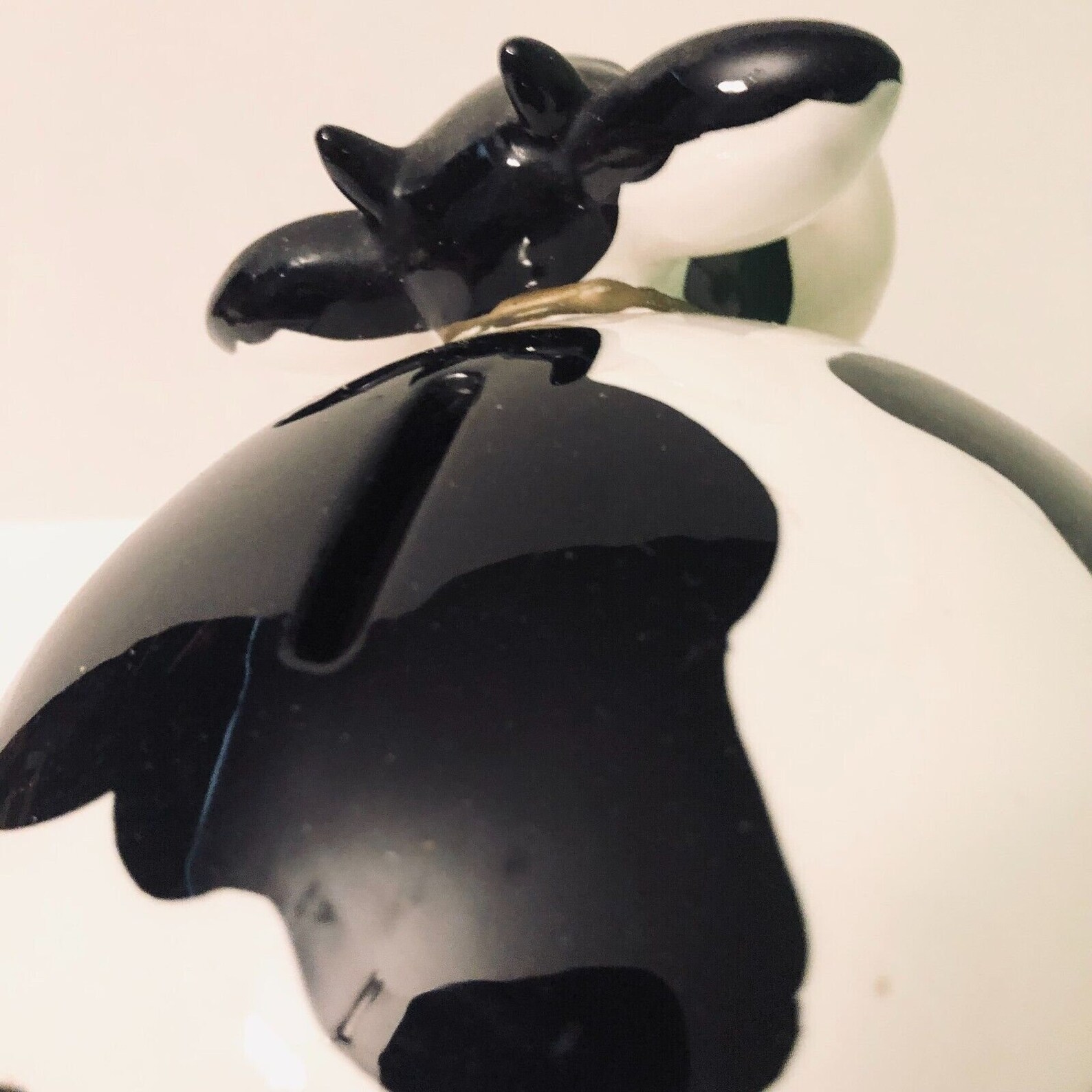 Vintage Ceramic Cow Piggy Bank Coin Bank 8 Inch Long Farm Animal - Etsy