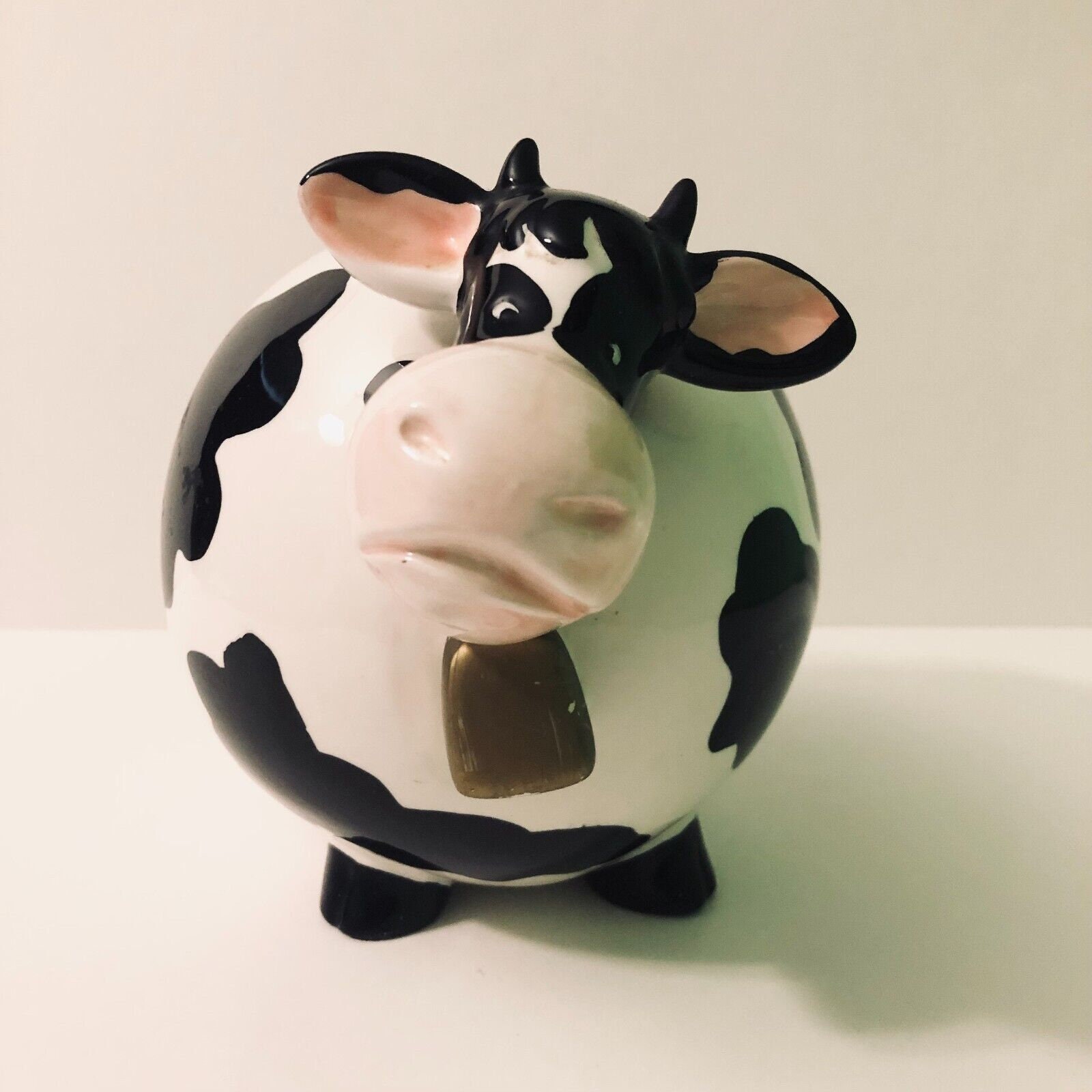 Vintage Ceramic Cow Piggy Bank Coin Bank 8 Inch Long Farm Animal - Etsy