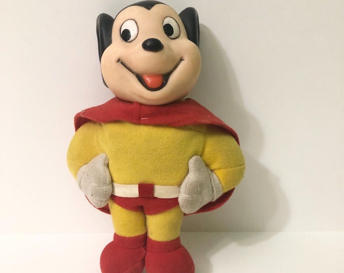 Mighty Mouse 2002 Vintage Viacom Plush Stuffed Toy W/ Tag Saturday ...