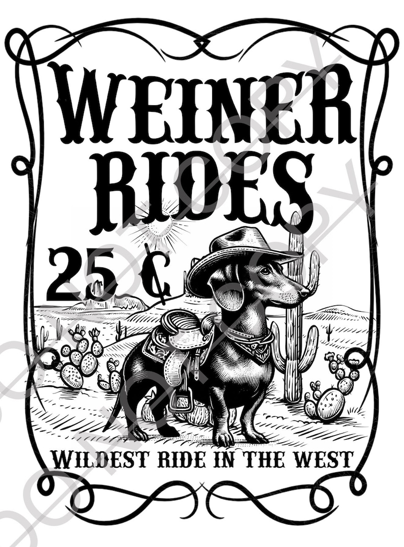 Weiner Rides PNG - Etsy