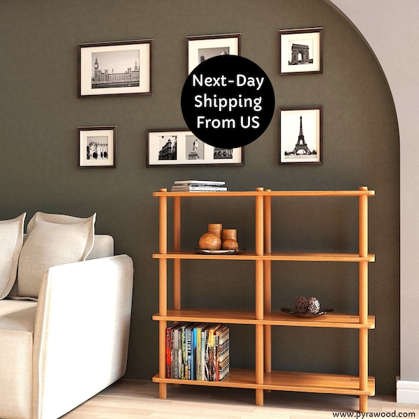 Low Bookshelf - Etsy