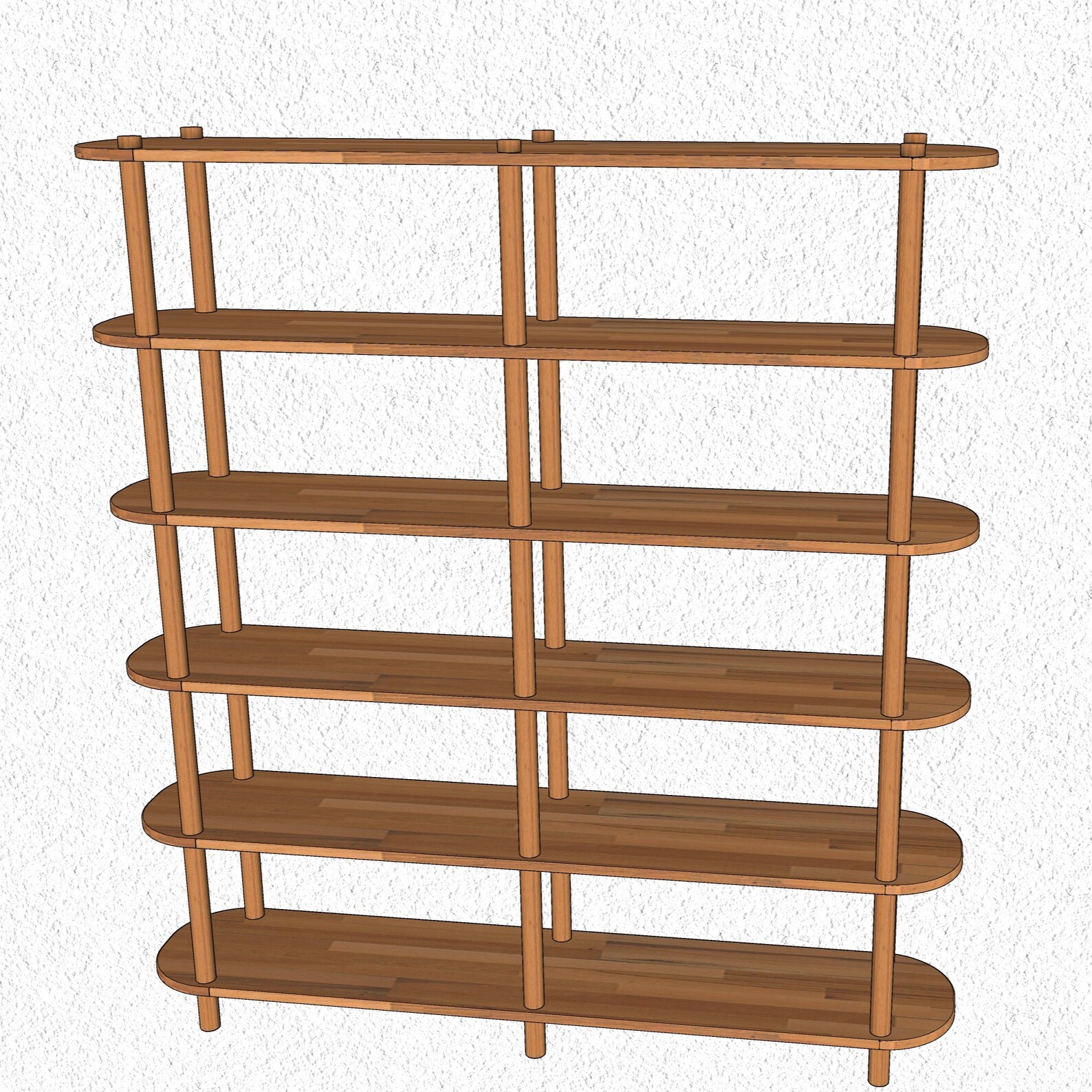 Custom Design Solid Wood Room Divider, Divider Bookshelves for Living ...