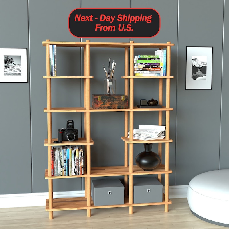 Modular Bookcase - Etsy