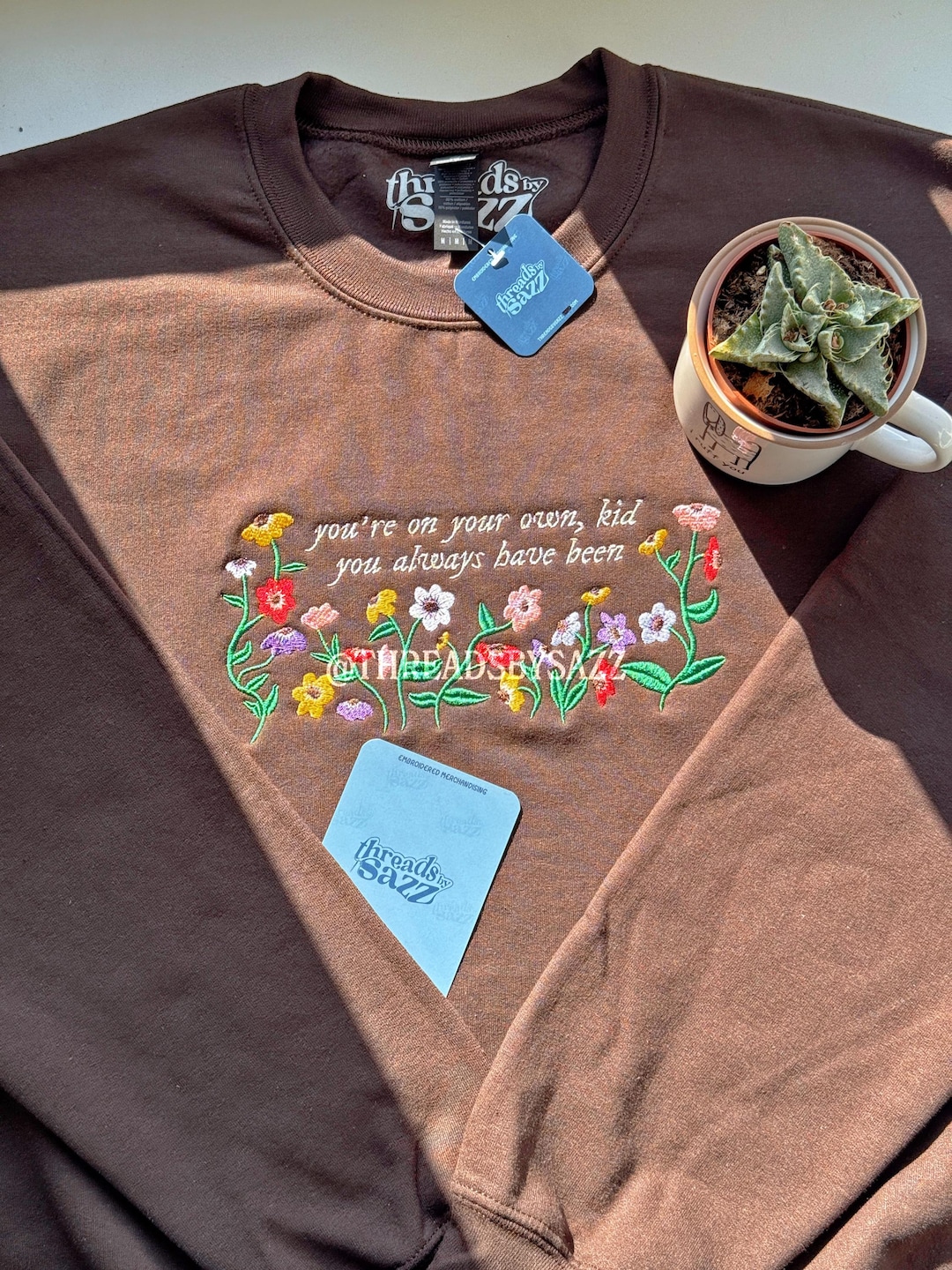 Surprise Song Piano - Embroidered Sweatshirt / CUSTOM LYRICS / Crewneck ...