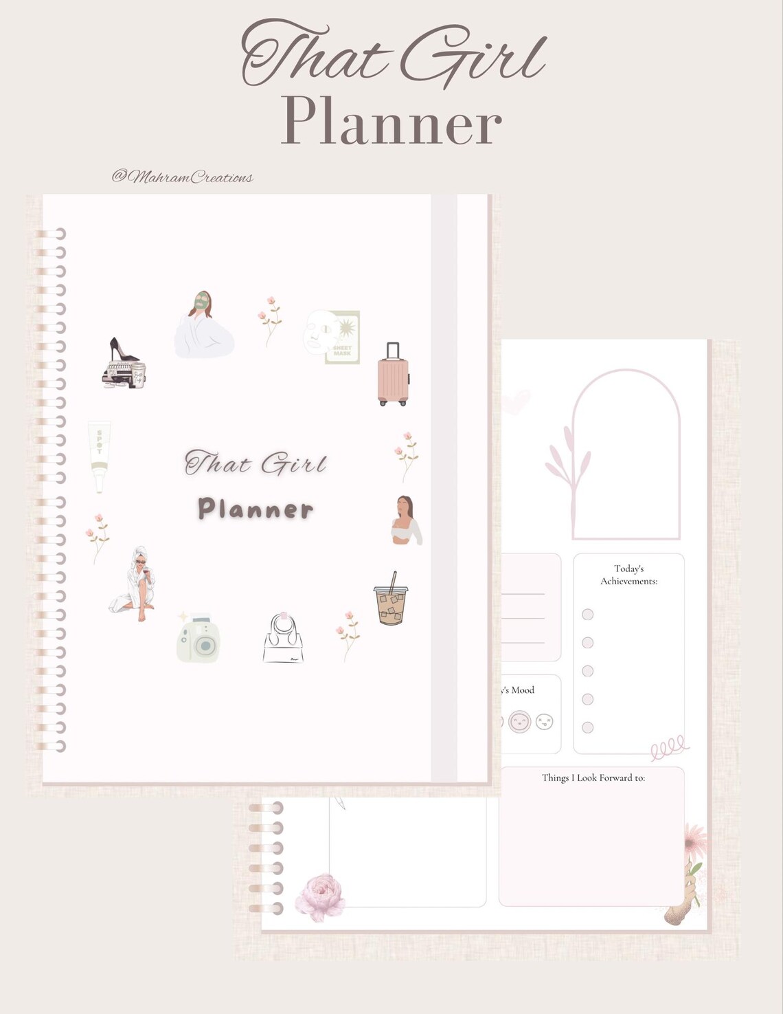 THAT GIRL Planner | Digital Planner | Goodnotes Planner | Self Care ...
