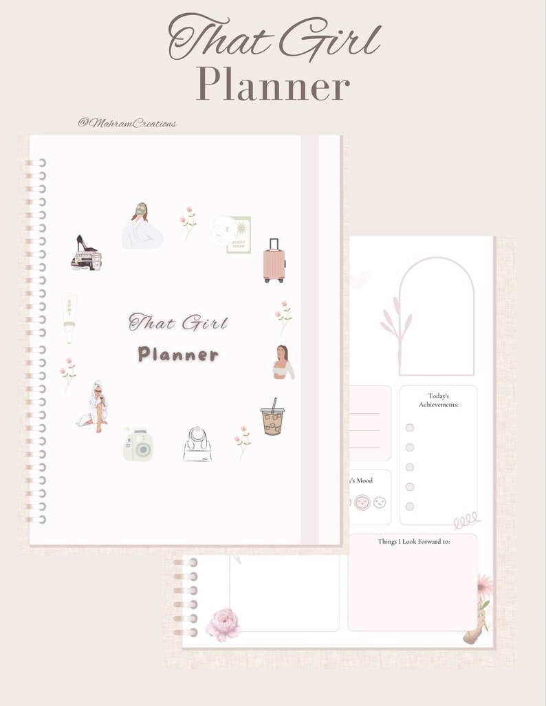 THAT GIRL Planner | Digital Planner | Goodnotes Planner | Self Care ...