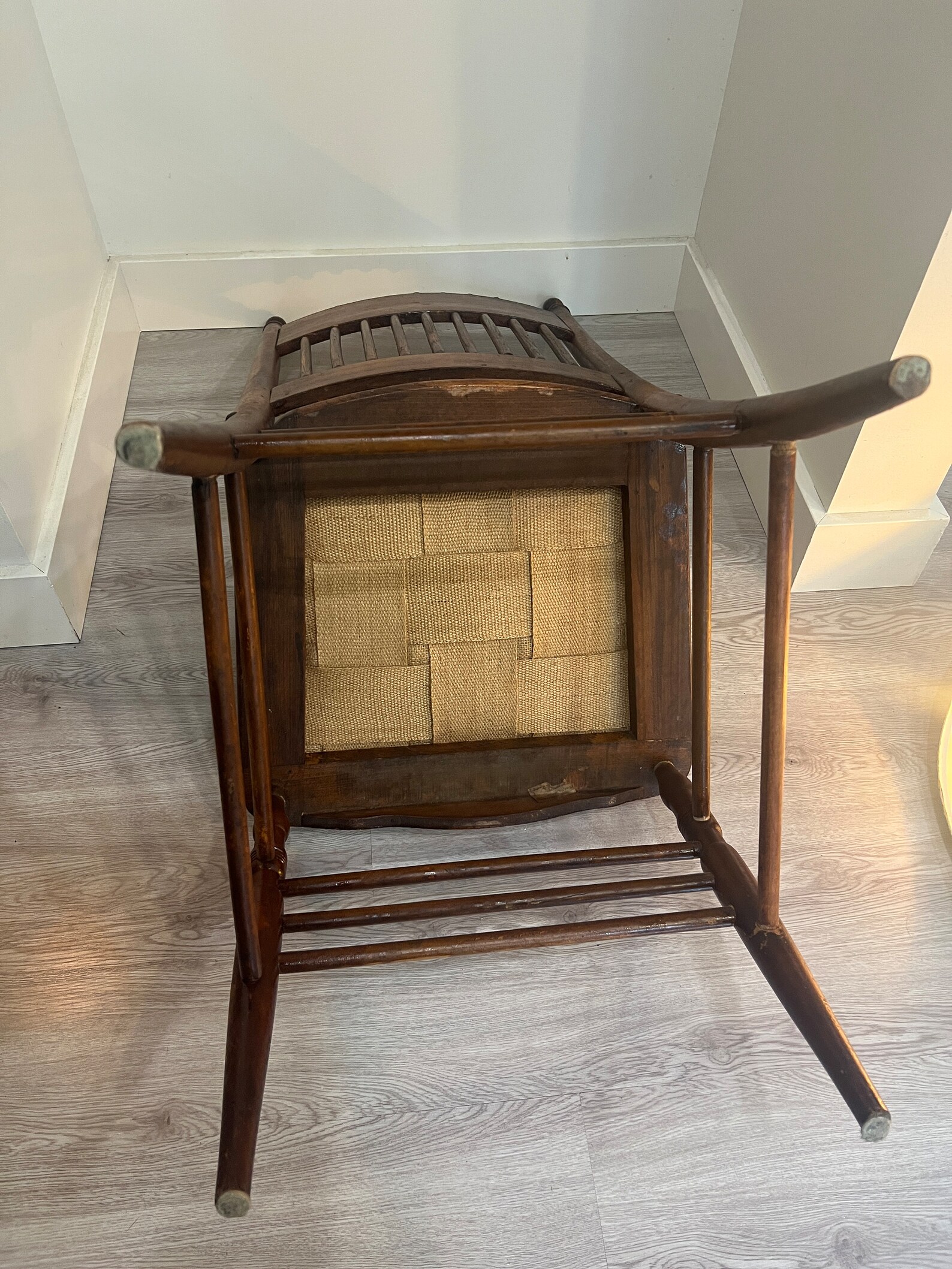 Pair of Antique Press Back Chairs With Velvet Seat Wisconsin Chair ...