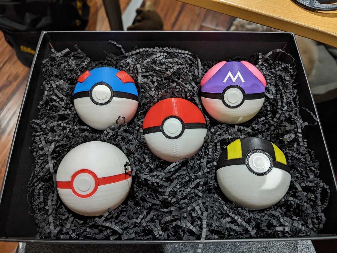 Functional Pokeball With Button Release Latch With Magnetic Base - Etsy
