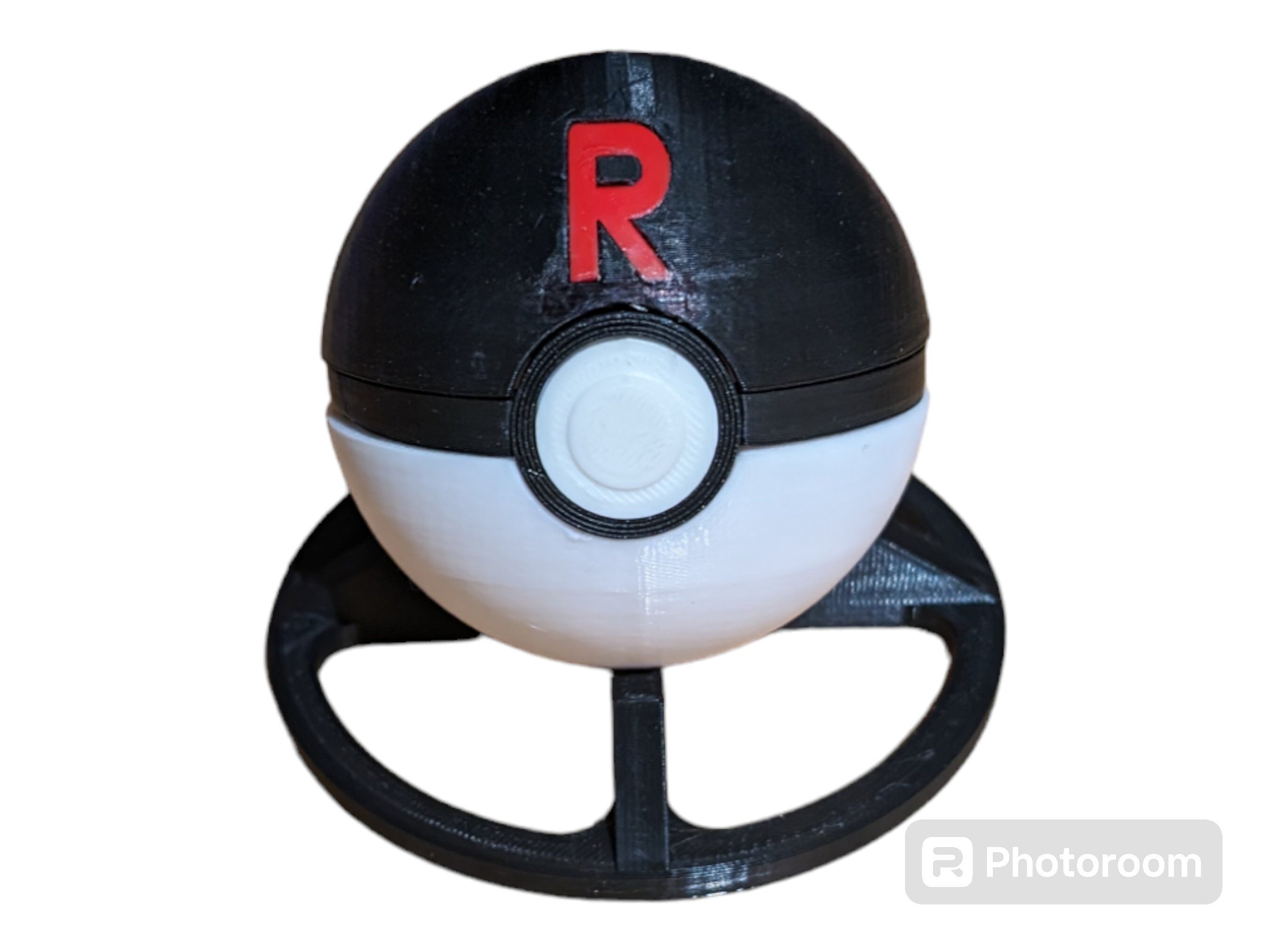 Functional Pokeball With Button Release Latch With Magnetic Base - Etsy