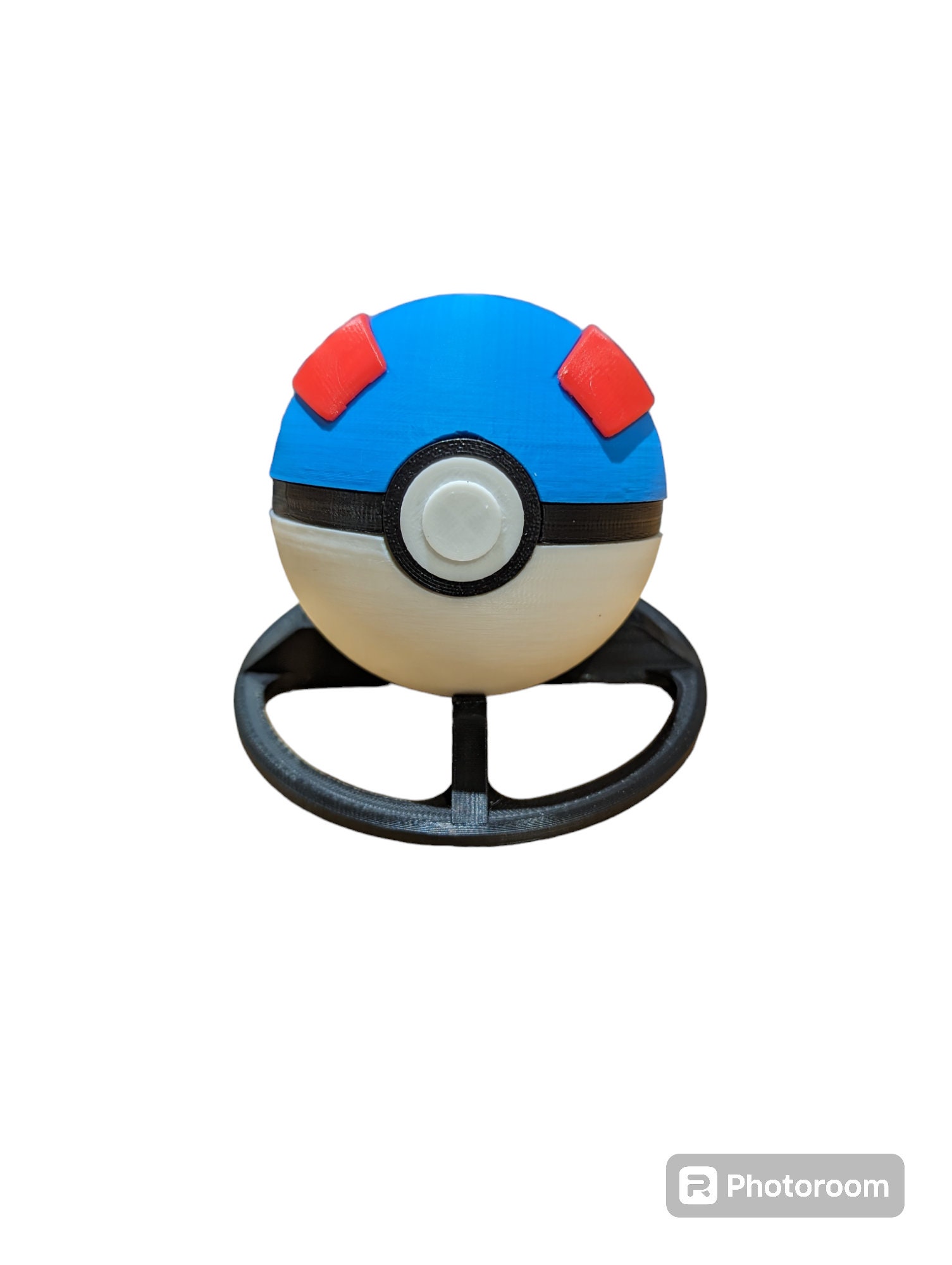 Functional Pokeball With Button Release Latch With Magnetic Base - Etsy