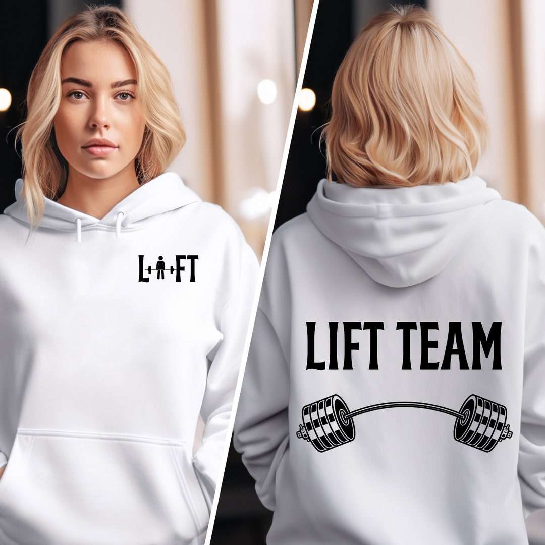 Pump Cover Lift Team Unisex Hooded Sweatshirt- Gym Hoodie, for Him, for ...
