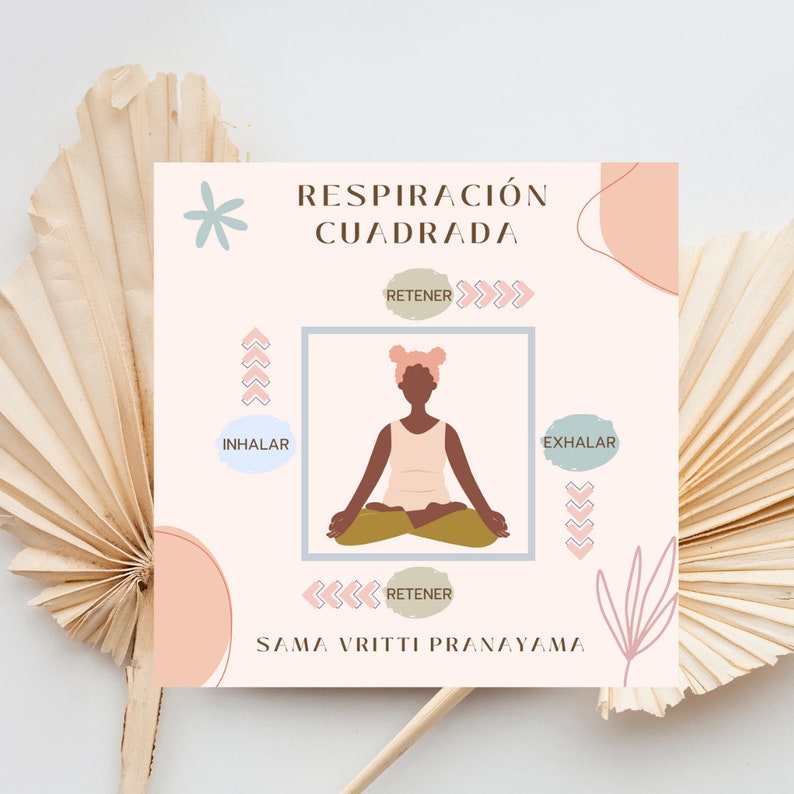 Técnica De Respiración Mindfulness Para La Ansiedad Tarjetas De ...