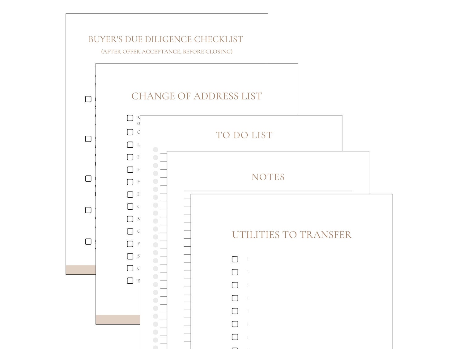 Home Buyer Planner + Tracker - Etsy