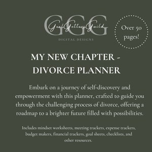 My New Chapter - Divorce Planner - Etsy