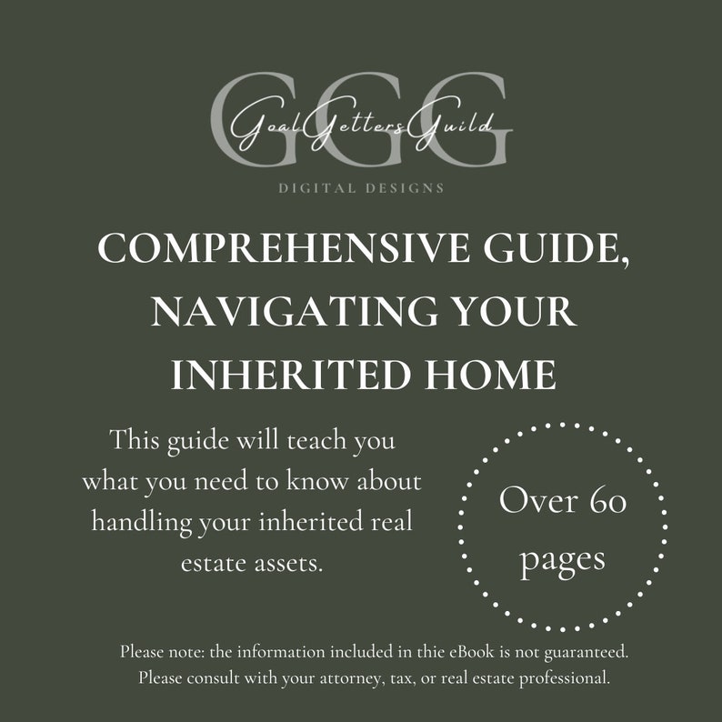 Guide to Navigating Your Inherited Home and Probate - Etsy