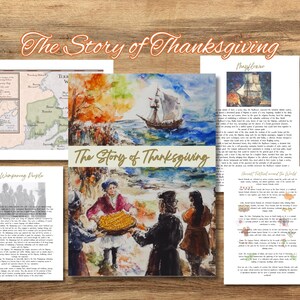 Thanksgiving Unit Study, Turkey Unit Study, Pilgrims Activity, Autumn ...