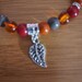 Fall Colored Beaded Bracelet With Hanging Leaf - Etsy