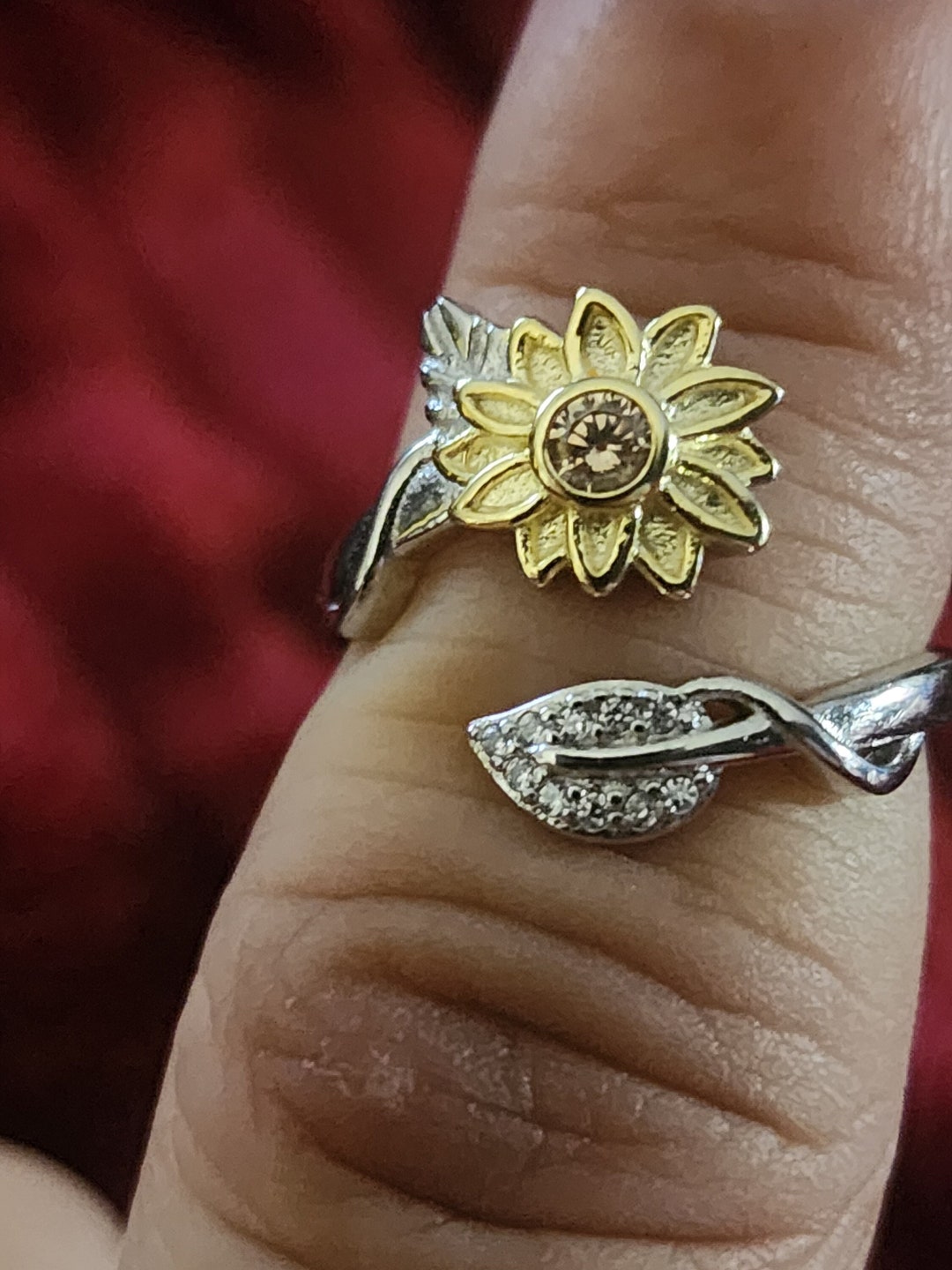 Adjustable Sterling Silver Rings - Etsy