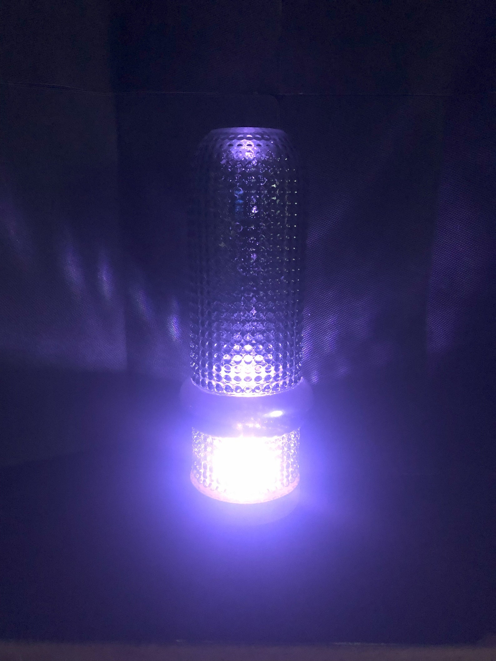 Cone Glass With LED Lighting - Etsy