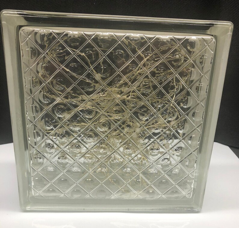 Clear Glass Tile Light - Etsy
