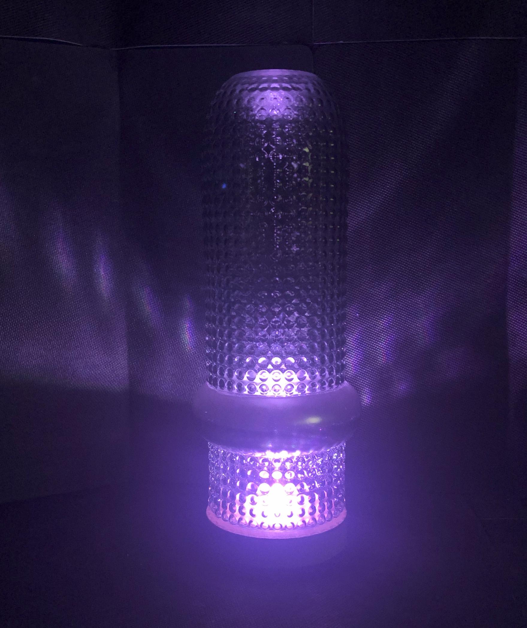 Cone Glass With LED Lighting - Etsy