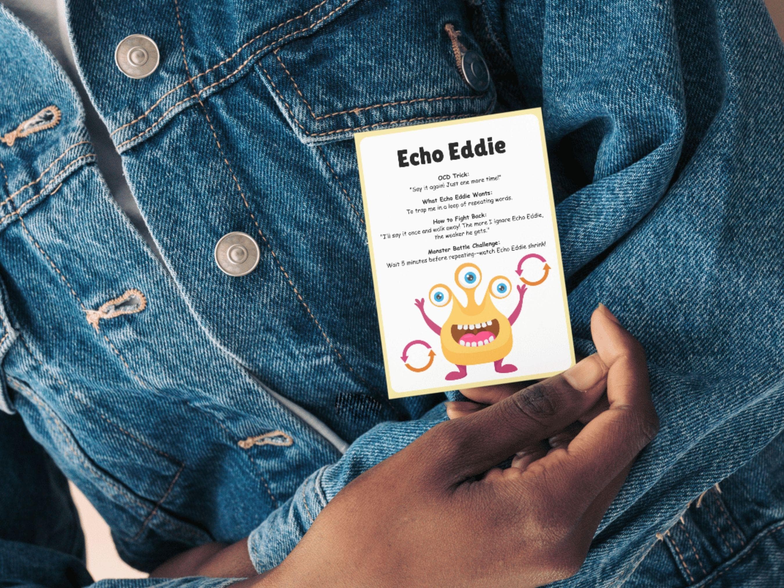 OCD Flashcards for Kids, OCD Worksheets Printable, OCD Therapy Games ...