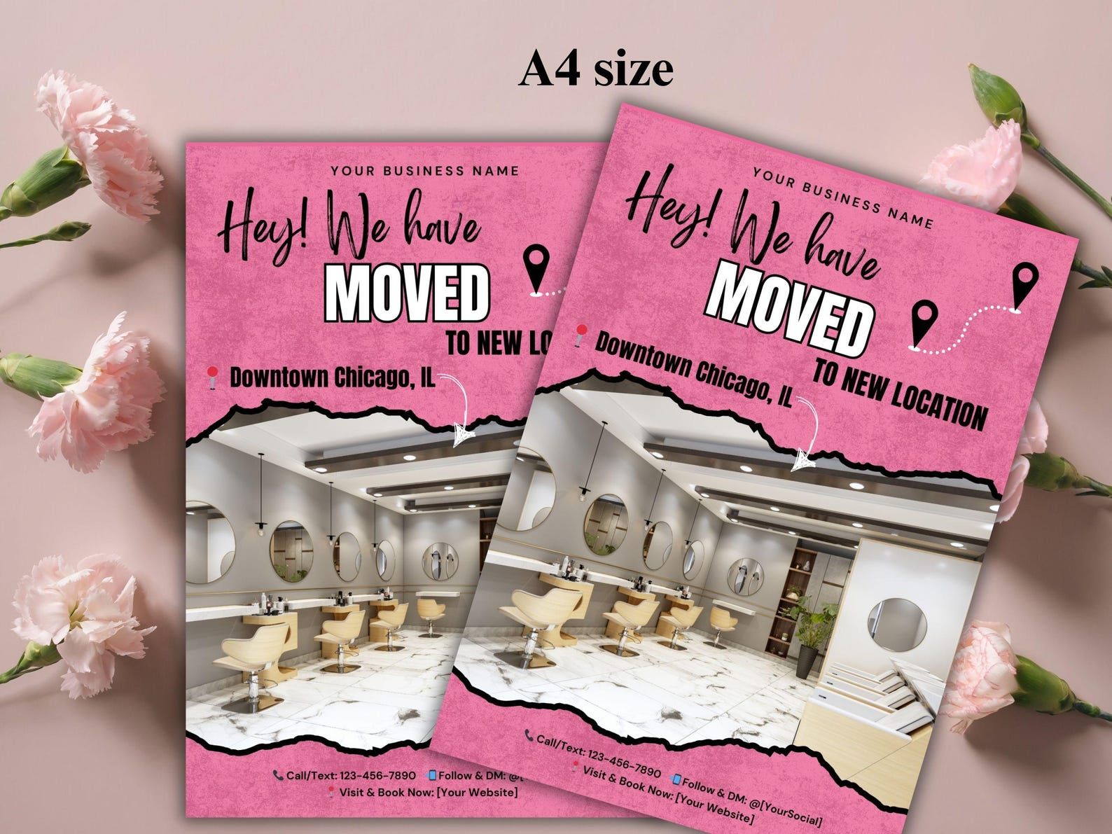 We Have Moved DIY New Location Flyer Editable, Location Announcement ...