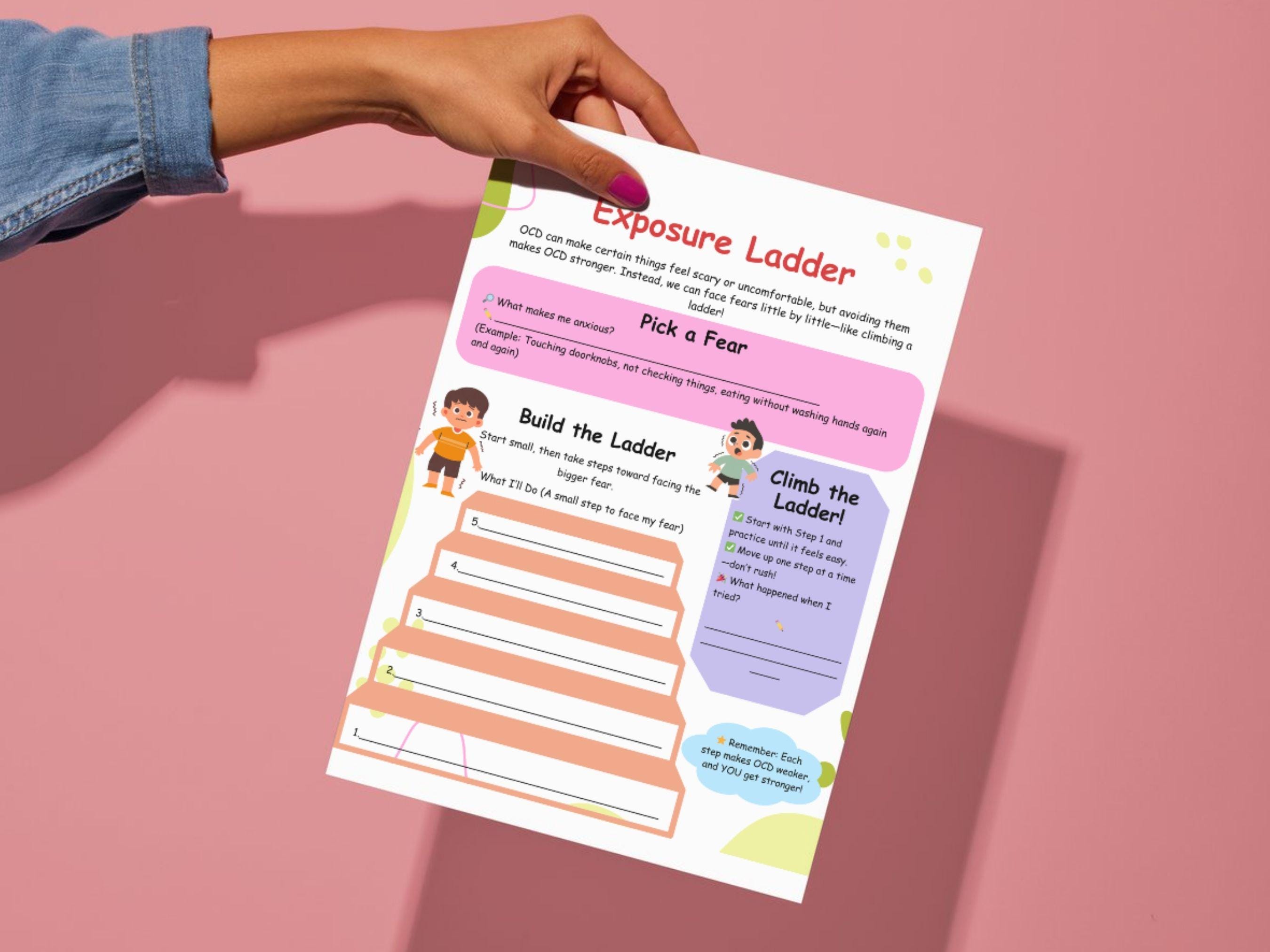 OCD Flashcards for Kids, OCD Worksheets Printable, OCD Therapy Games ...