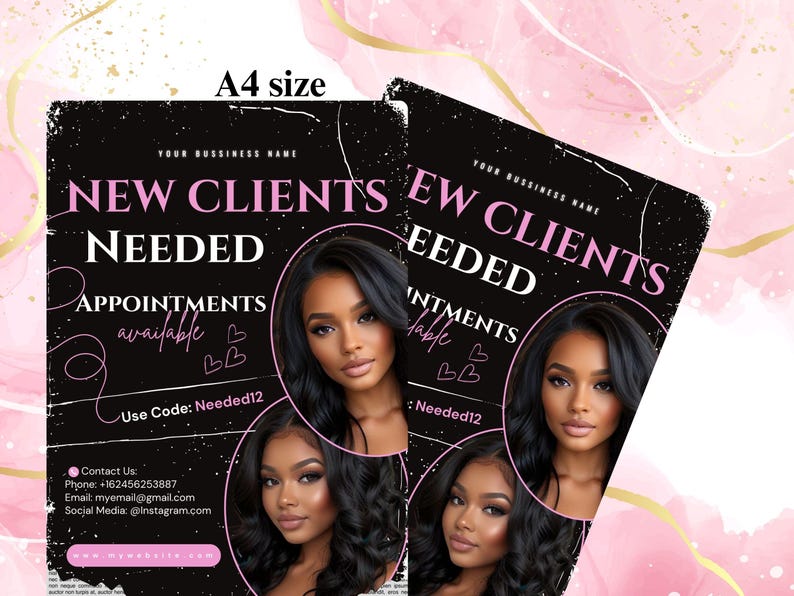Editable Booking Flyer Template, Book Now Flyer, New Year Booking ...