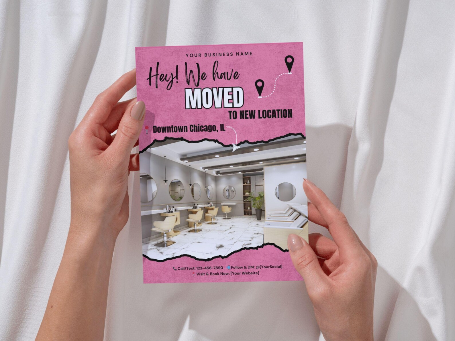 We Have Moved DIY New Location Flyer Editable, Location Announcement ...