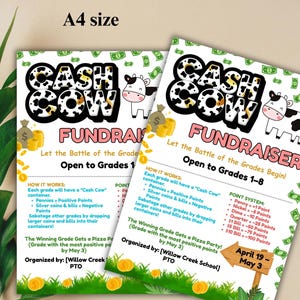 Editable Money-themed Fundraiser Flyer Template, Printable Donation ...