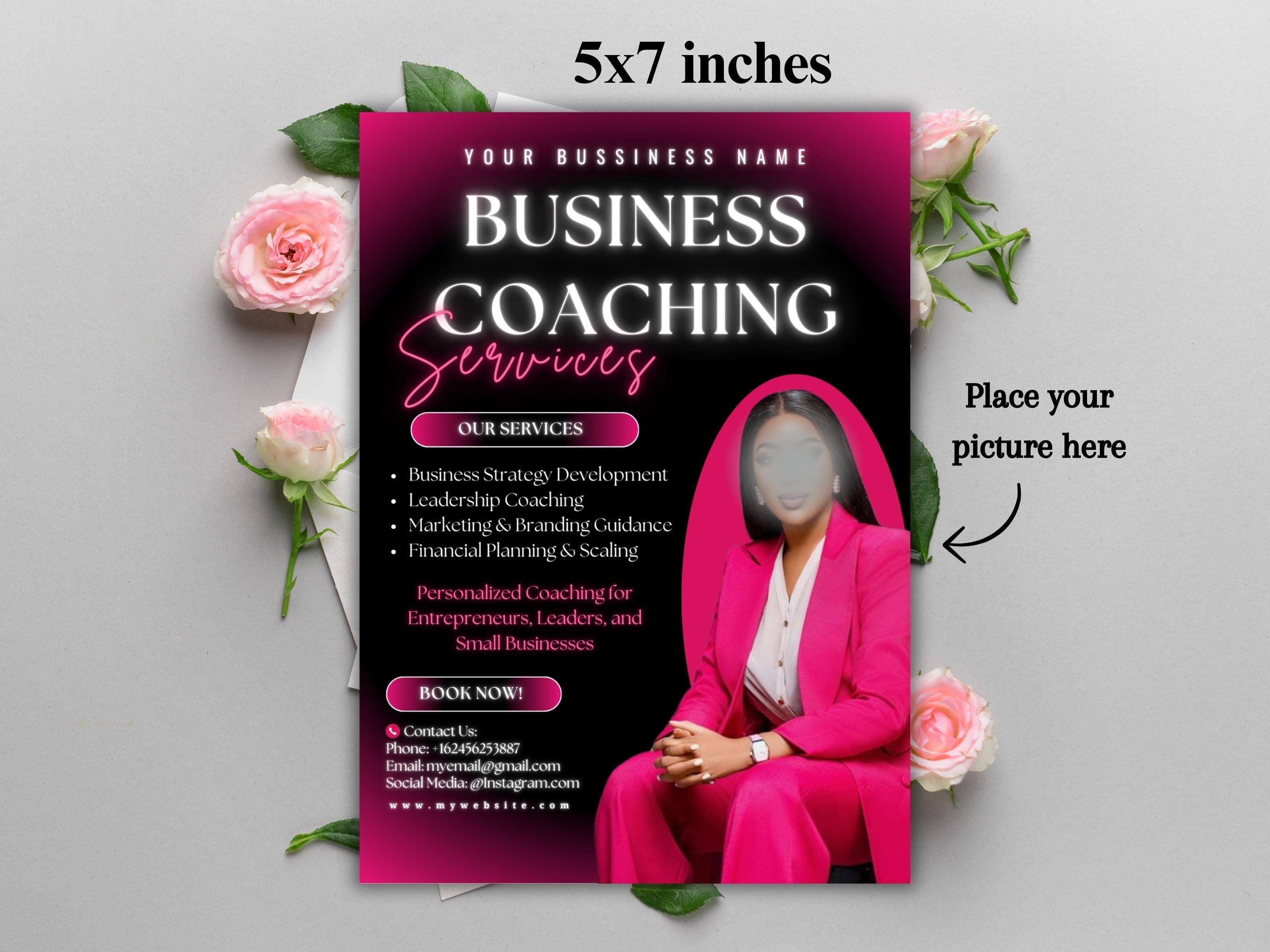 Editable Business Coach Flyer, Business Planning Consultation Flyer ...