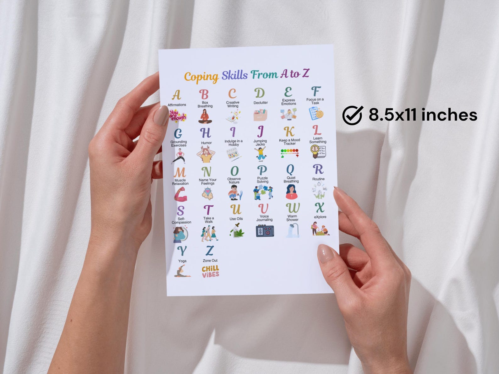 Coping Skills From A to Z, Coping Strategies ABC Coping Skills ...