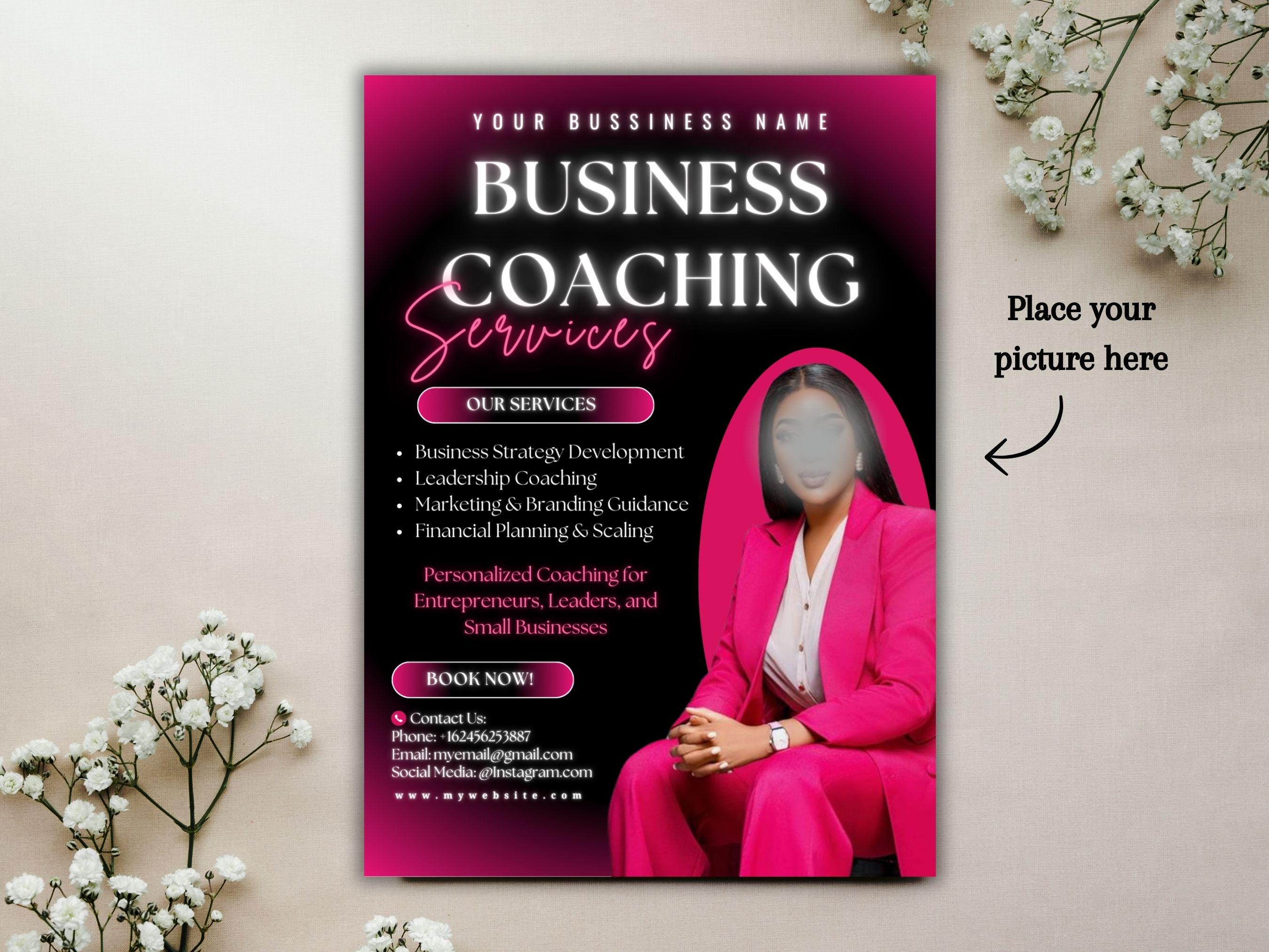 Editable Business Coach Flyer, Business Planning Consultation Flyer ...