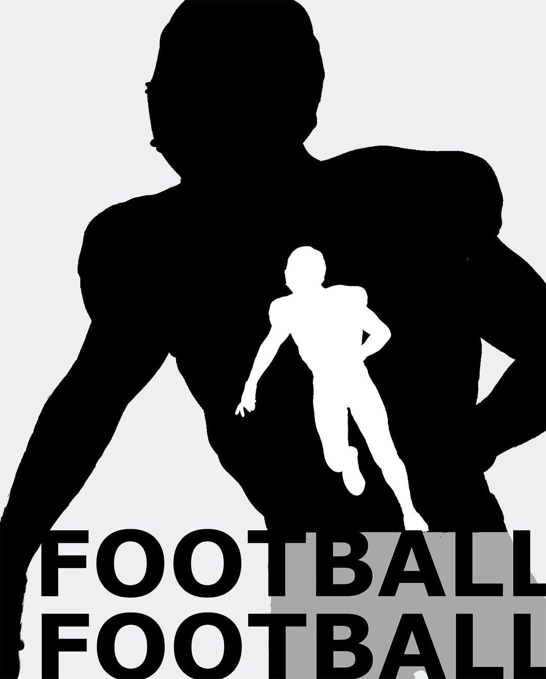 Football Wall Art – Male Athlete Poster – Teen Boy Bedroom Decor – Wide ...