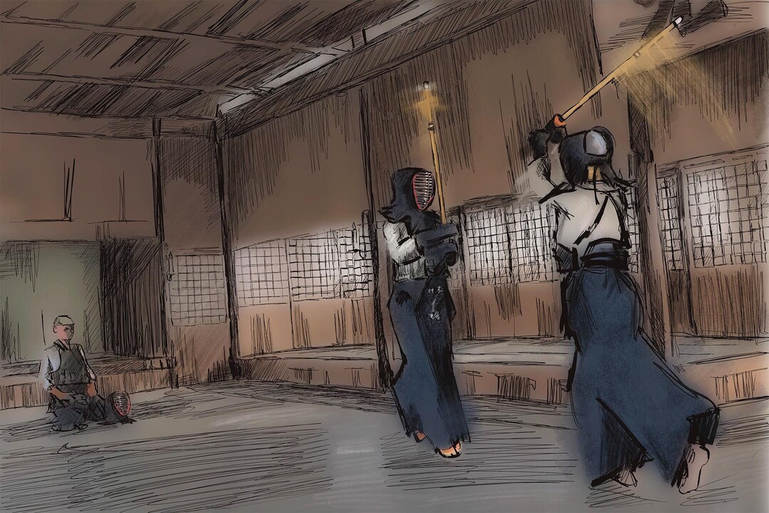 Kendo Wall Art – Female Martial Artist Poster – Teen Girl Bedroom Decor ...