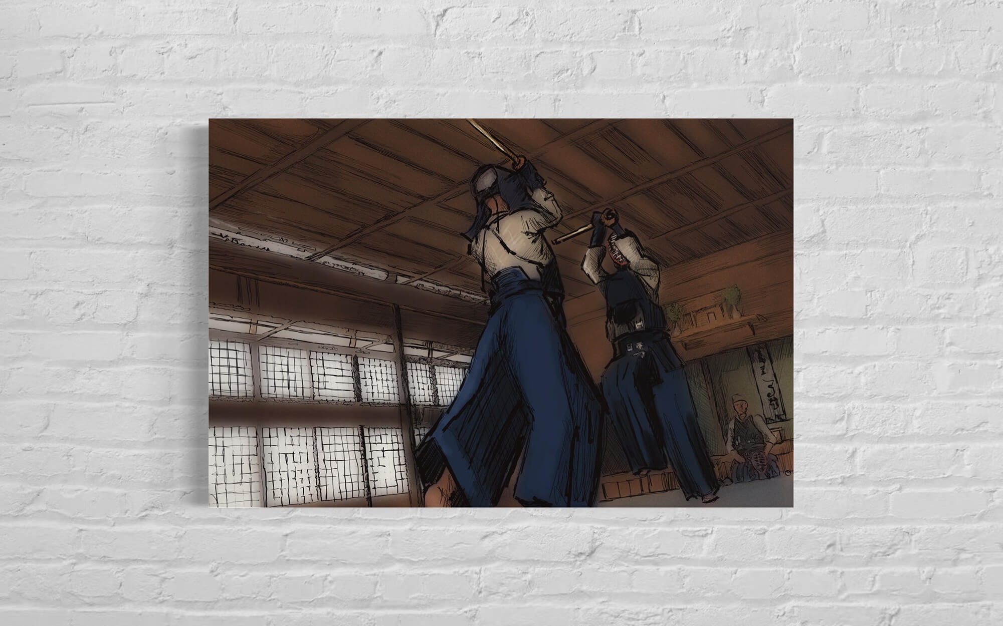 Kendo Wall Art – Female Martial Artist Poster – Teen Girl Bedroom Decor ...