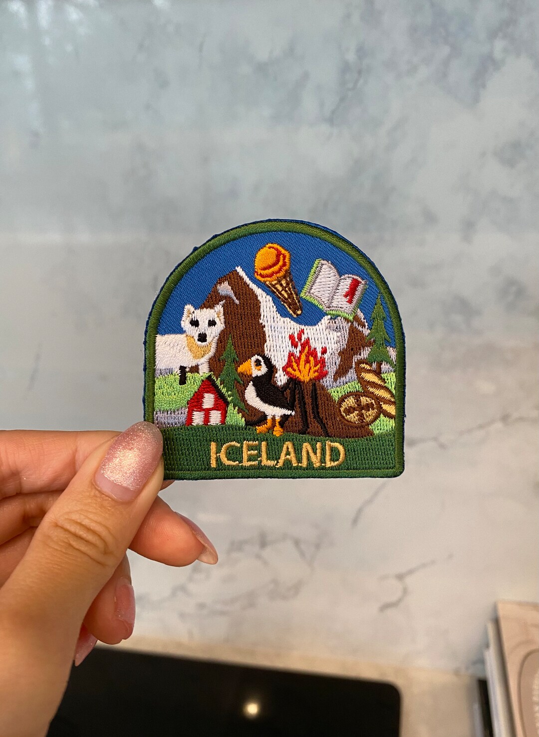 Iceland Travel Embroidery Patch - Iron On, Sew On, Reykjavik - Etsy
