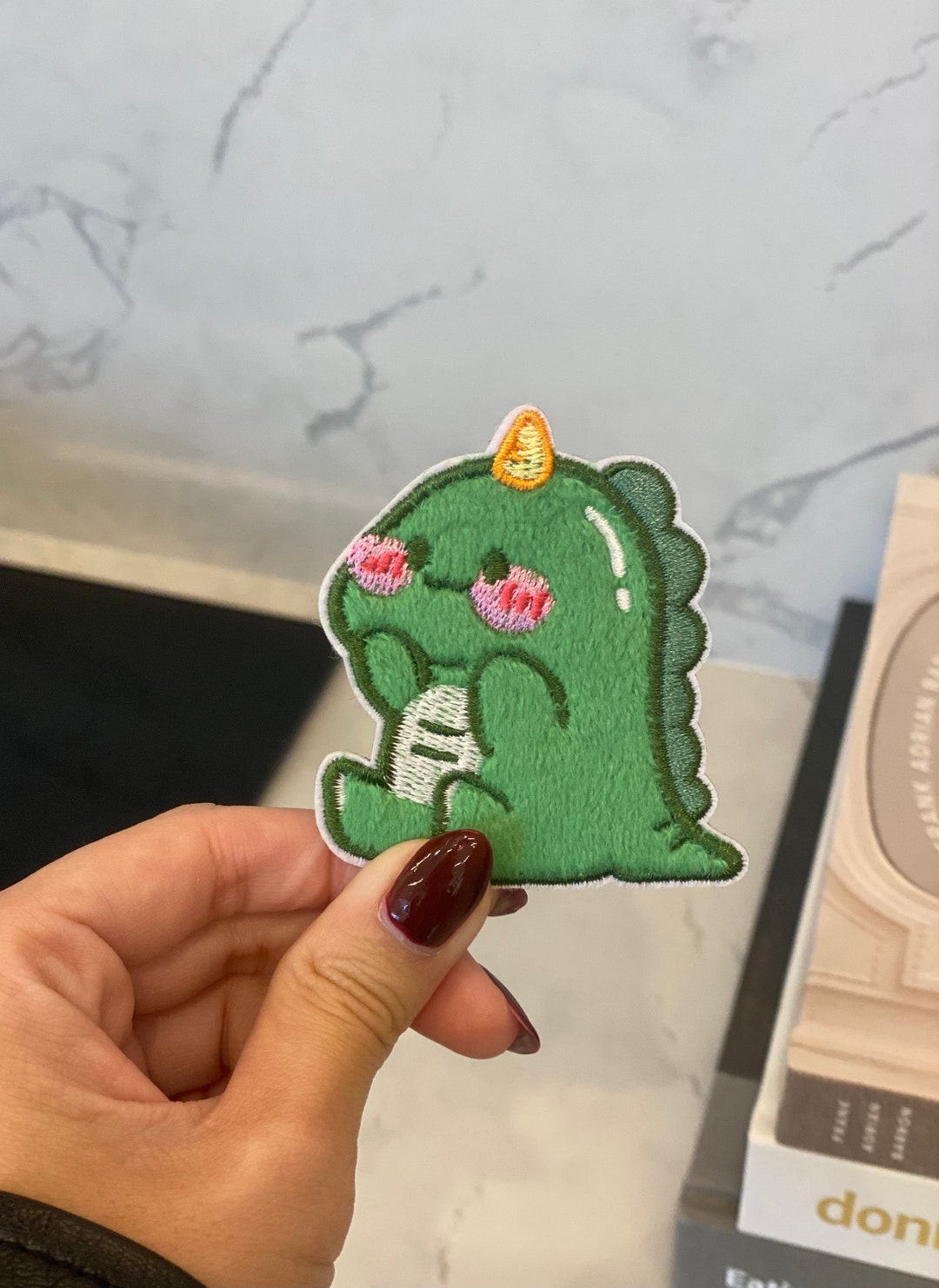 Dinosaur Embroidery Patch - Iron On - Etsy