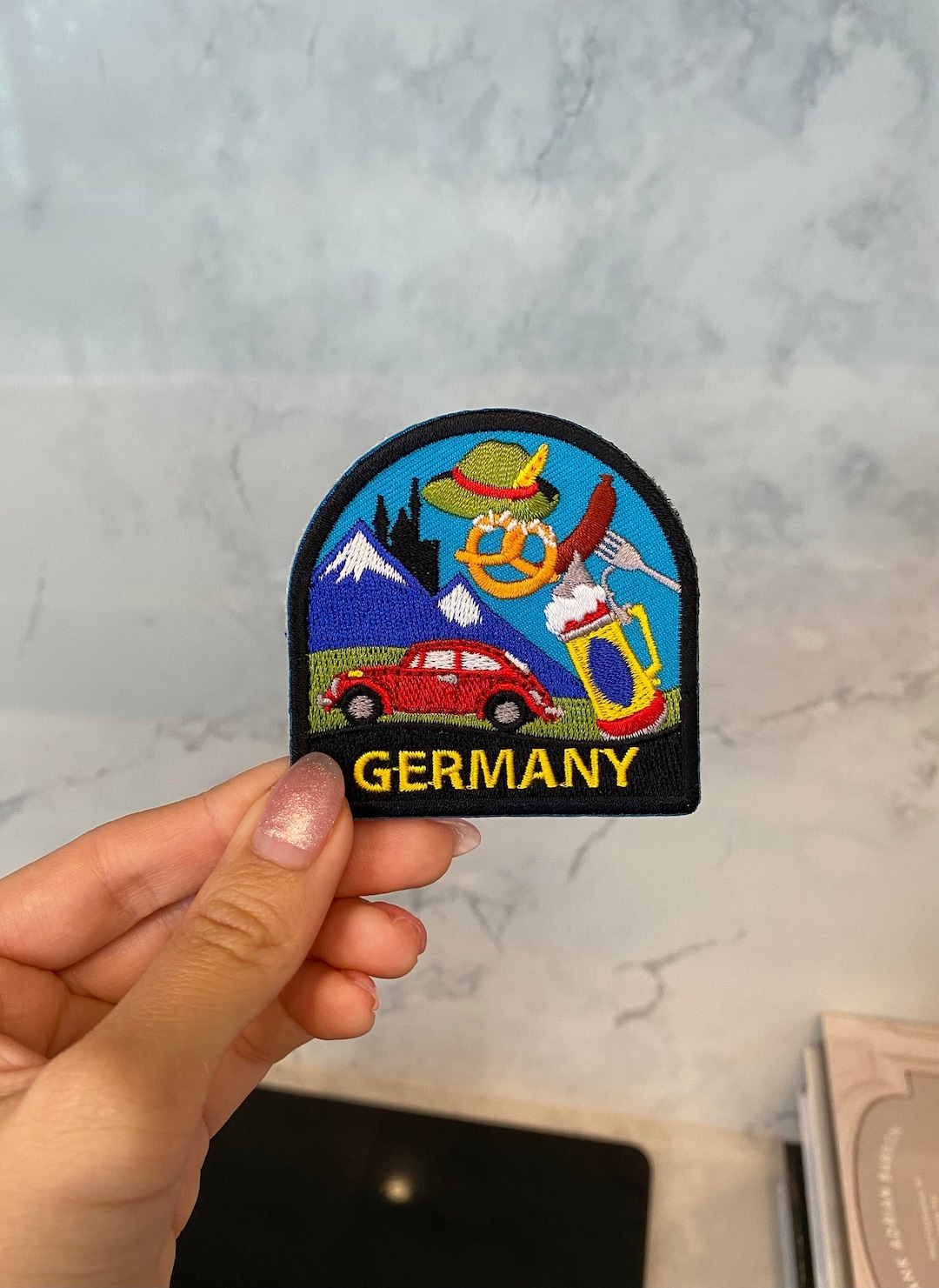 Germany Travel Embroidery Patch - Iron On, Sew On, Berlin, Munich ...
