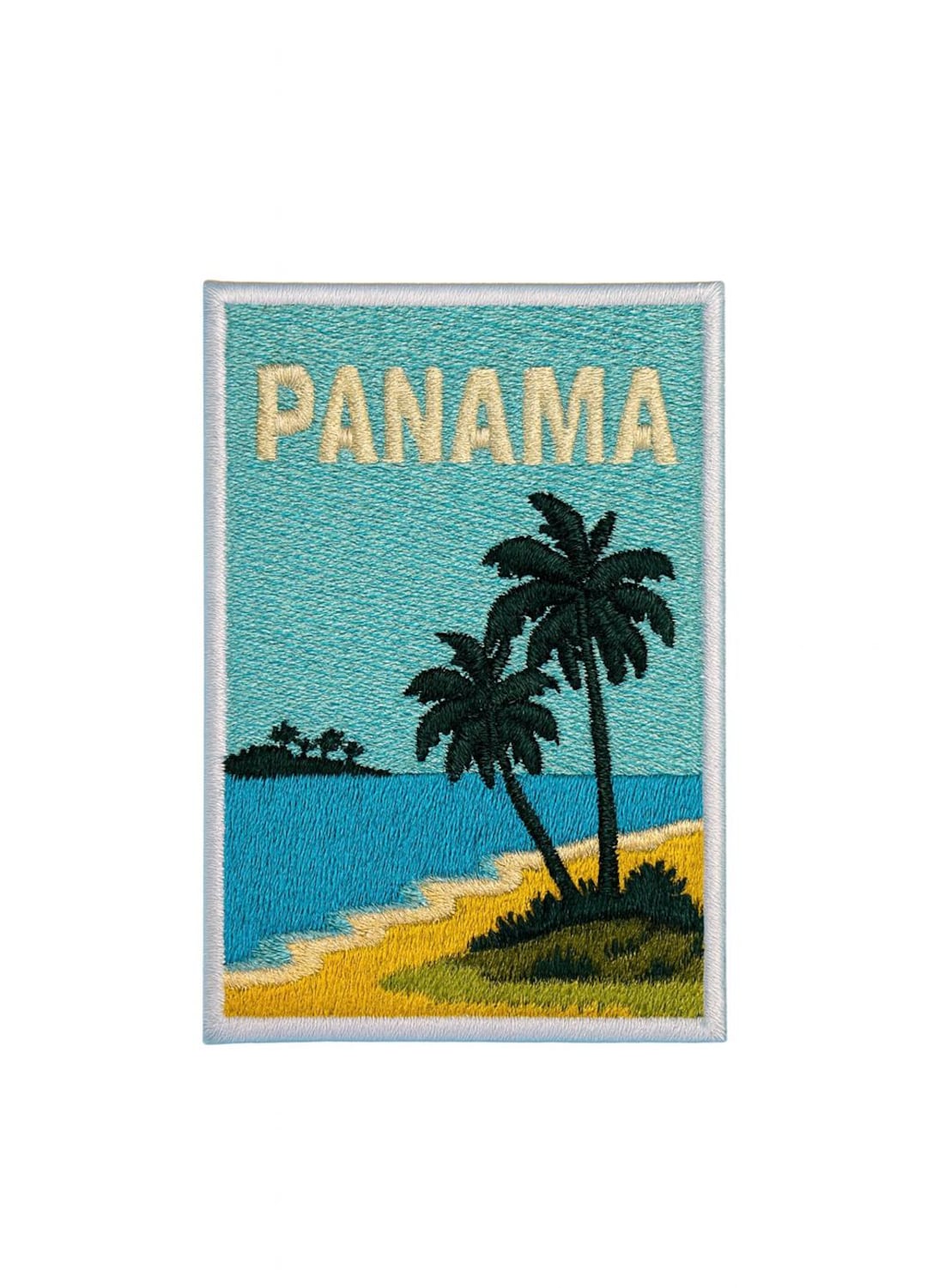 Panama Embroidery 3" Travel Patch - Iron On, Central America, LATAM ...