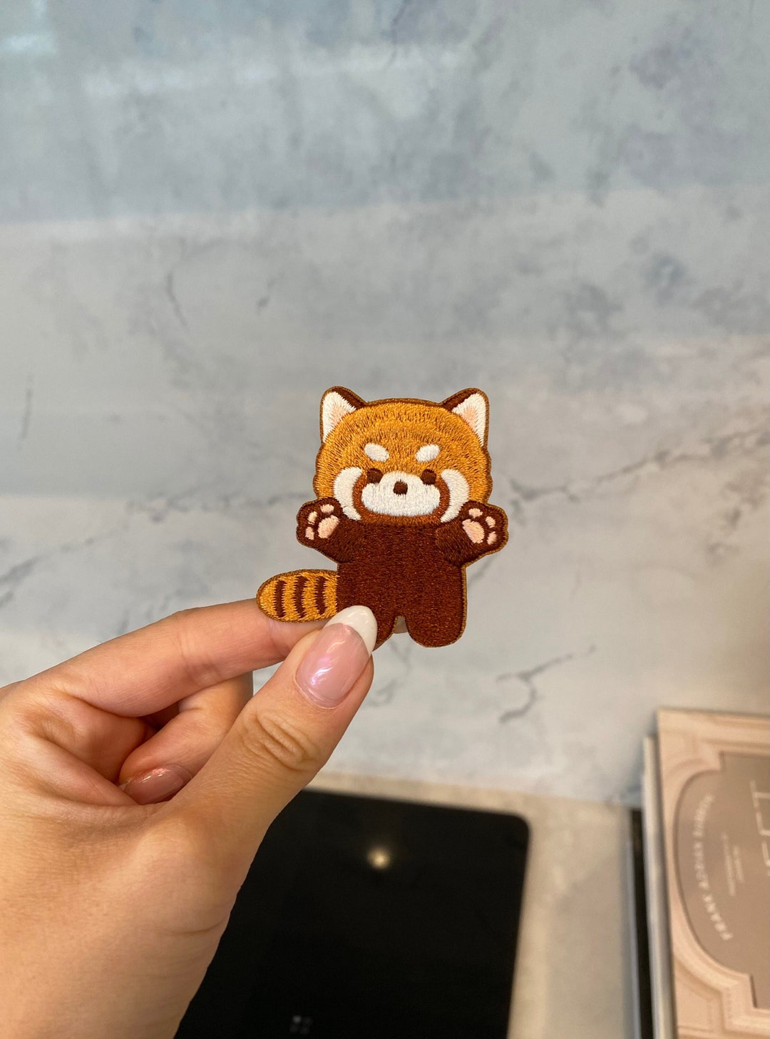 Red Panda Embroidery Patch - Iron On, Sew On - Etsy