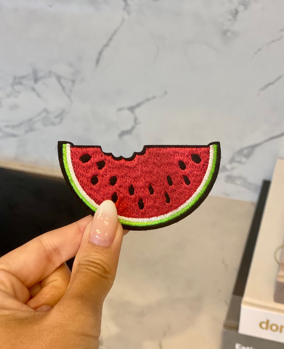 Watermelon Embroidery Patch - Iron On - Etsy