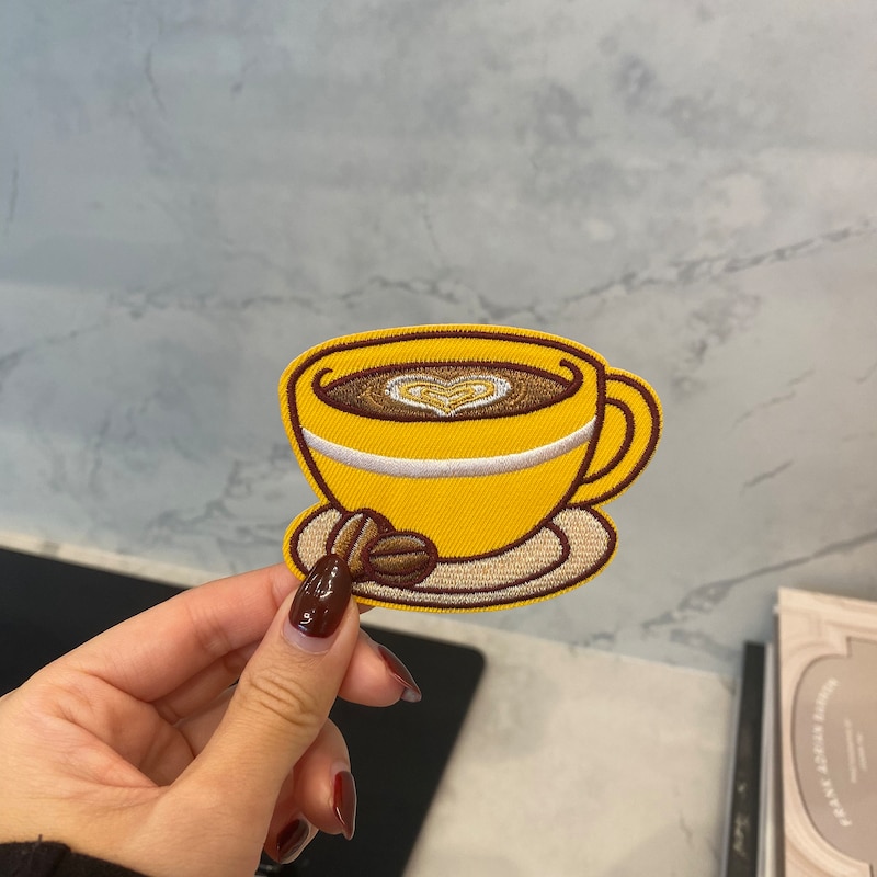 Kawaii Coffee Patch - Etsy