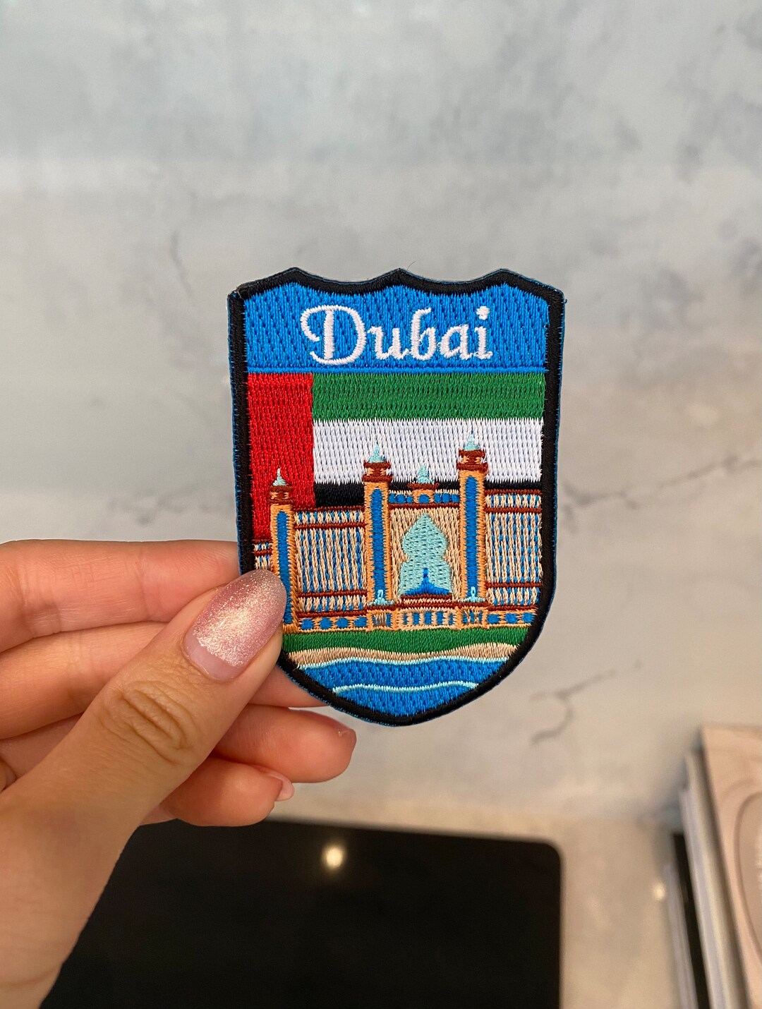 Dubai United Arab Emirates Travel Embroidery Patch - Iron On, Sew On ...