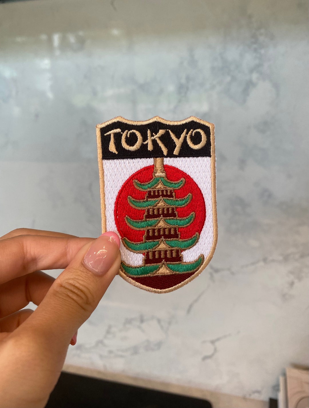Tokyo Japan Travel Embroidery Patch - Iron On, Sew On, Kawaii Patches ...