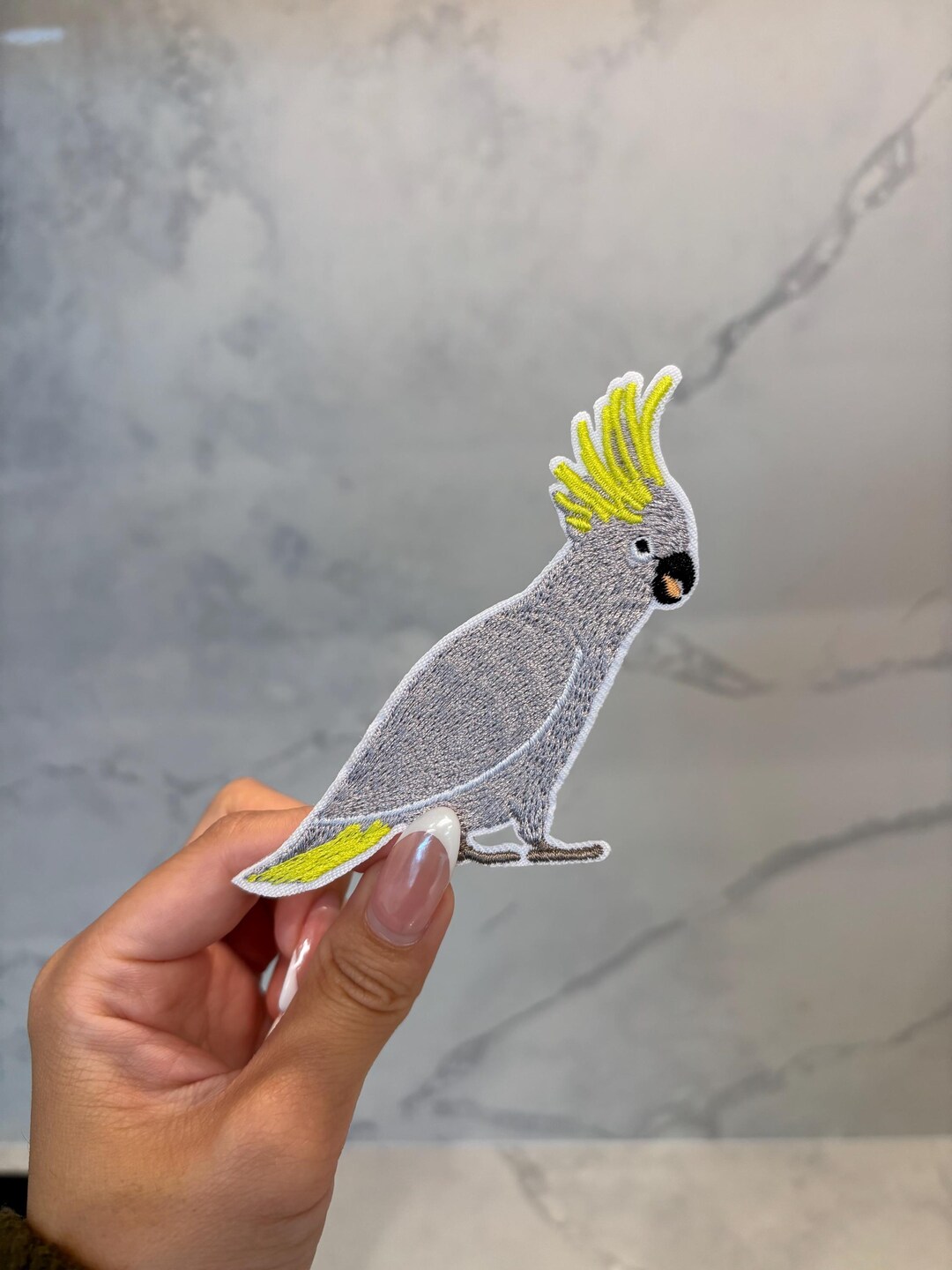 Cockatiel Bird Embroidery Patch - Iron On, Animal - Etsy