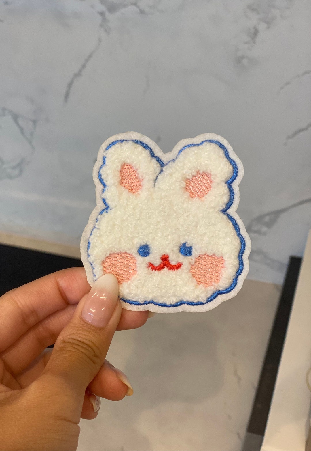 Bunny/rabbit Embroidery Patch - Iron On - Etsy