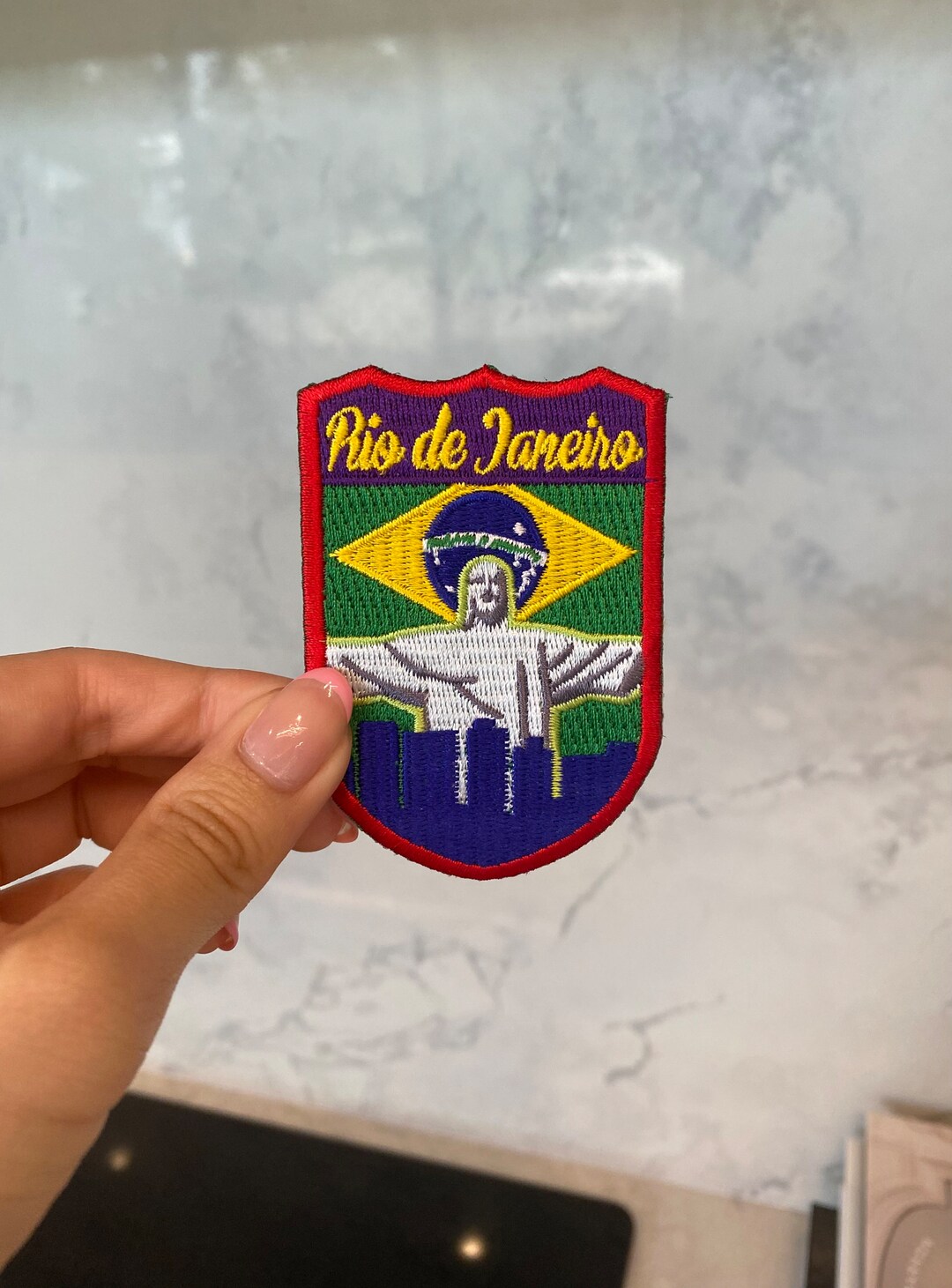 Rio De Janeiro Brazil Travel Embroidery Patch - Iron On, Sew On, Patch ...